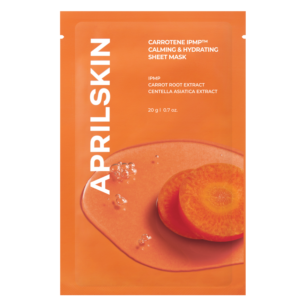 APRILSKIN Carrotene IPMP Calming & Hydrating Sheet Mask - 1pc (20g) – PURESEOUL