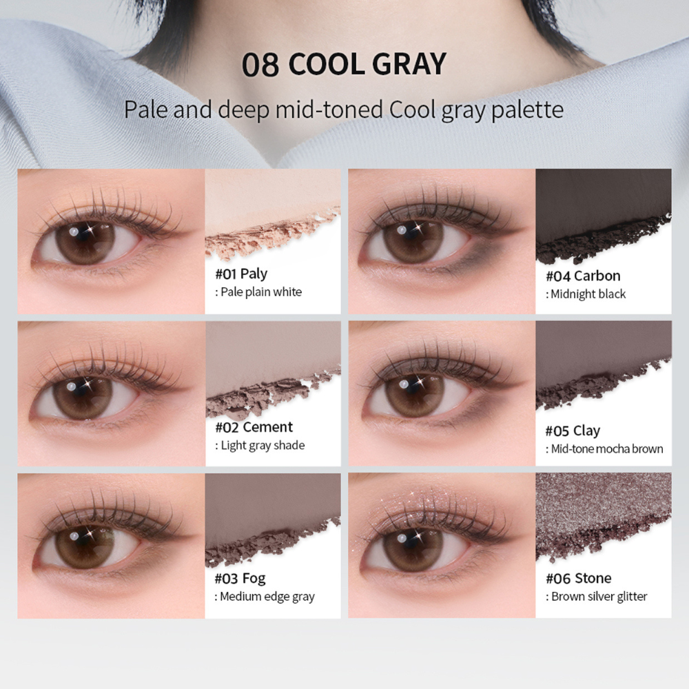 BBIA Ready To Wear Eye Palette - #08 Cool Gray – PURESEOUL