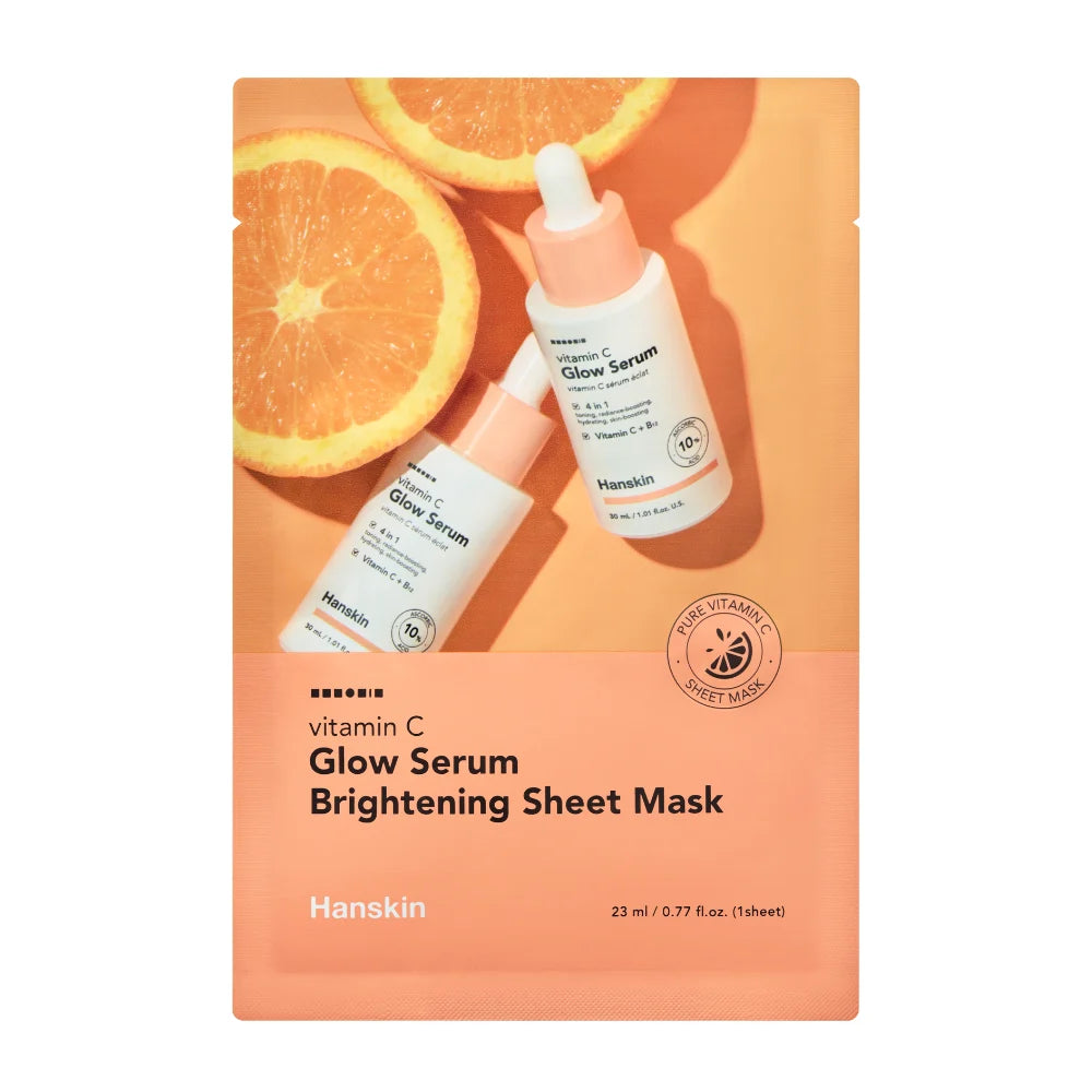 HANSKIN Vitamin C Glow Serum Brightening Sheet Mask - 1pc – PURESEOUL