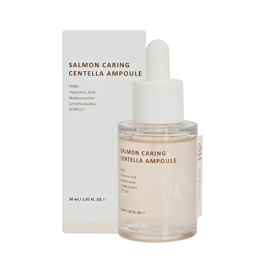 HEVEBLUE Salmon Caring Centella Ampoule (30ml) – PURESEOUL
