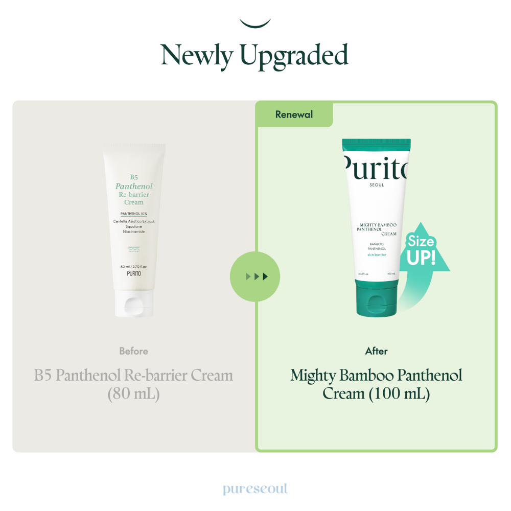PURITO SEOUL Mighty Bamboo Panthenol Cream (100ml) – PURESEOUL