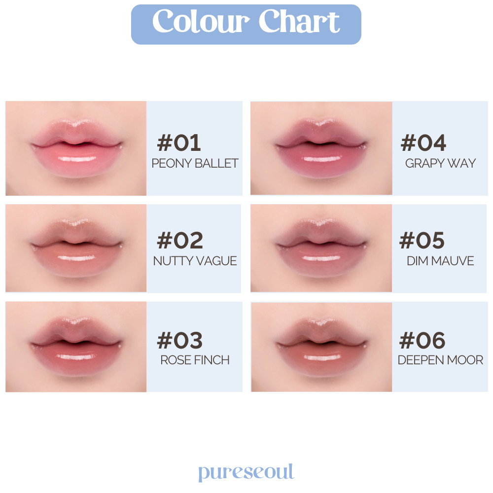 ROM&ND Glasting Color Gloss - 6 Colours – PURESEOUL
