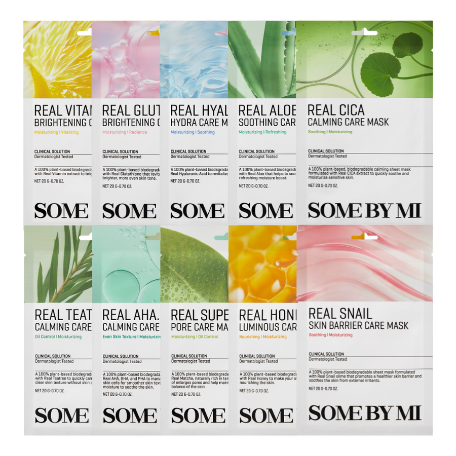SOME BY MI Real Care Sheet Masks - 10 types (1pcs) – PURESEOUL