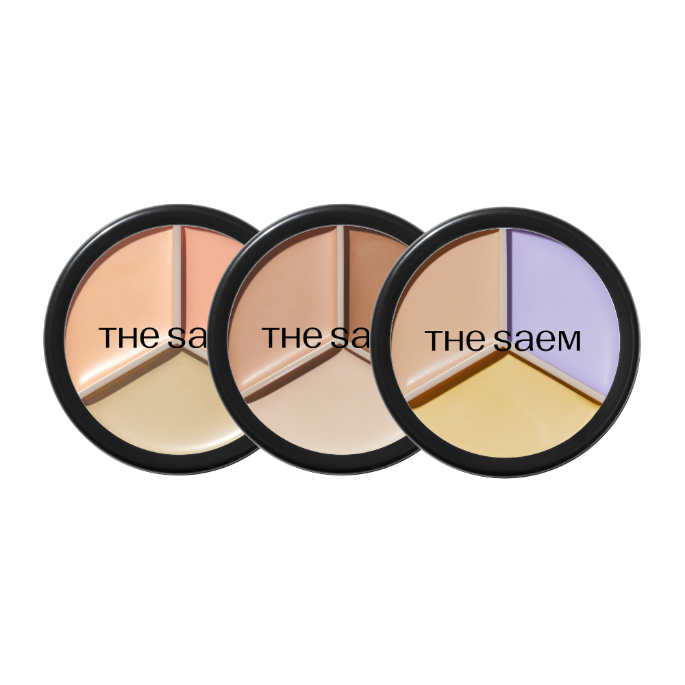THE SAEM Cover Perfection Triple Pot Concealer - 5 Shades (13.5g ...